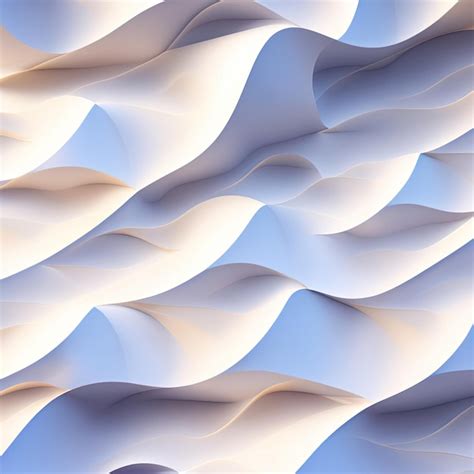 Premium Ai Image White Geometric Wavy Pattern Premium Ai Image White Geometric Wavy Pattern