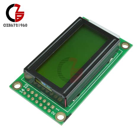 0802 Lcd 8x2 Character Lcd Display Module Lcm Yellow Backlight 5v For