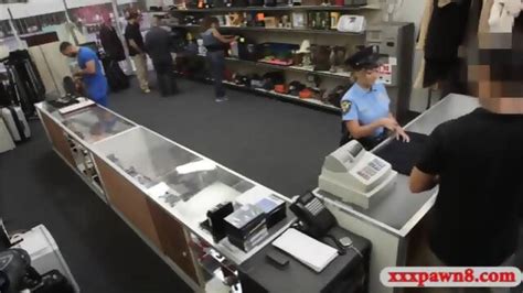 Latina Police Officer Sex With Pawn Man At The Pawnshop Eporner