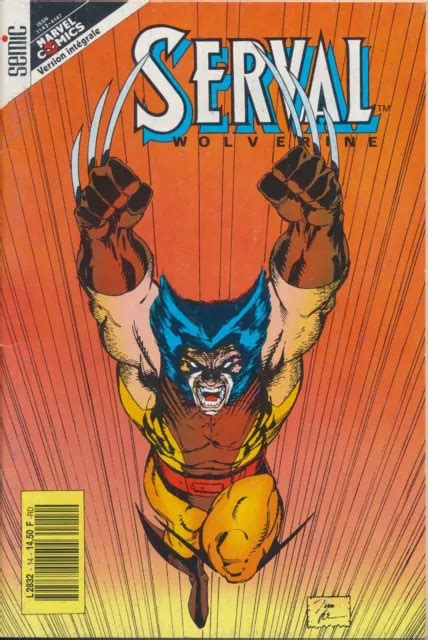 Livre Serval Wolverine N Semic France Version Int Grale Comme Neuf Eur