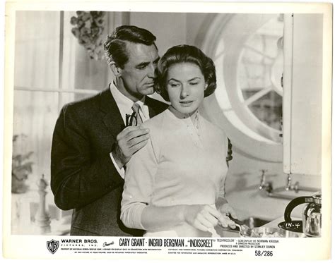 Cary Grant And Ingrid Bergman Ingrid Bergman Ingrid Cary Grant