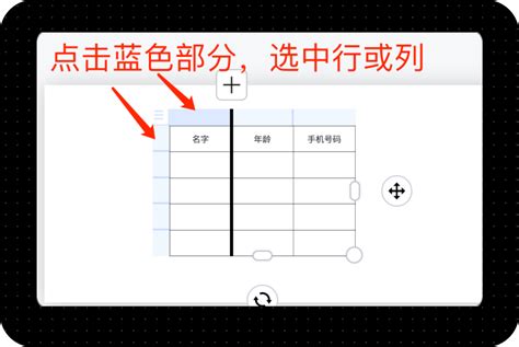 添加表格及属性设置 稿定设计