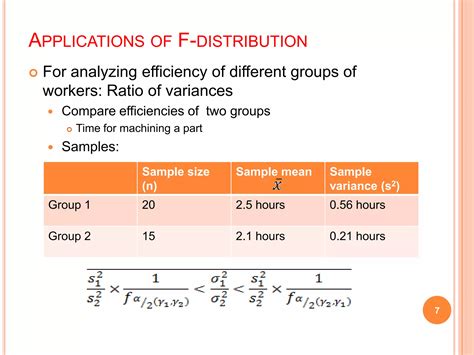 Applications Of T F And Chi2 Distributions Pptx
