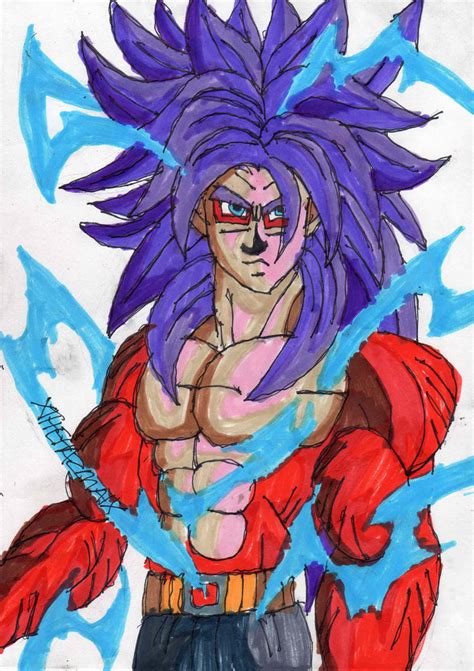 Serious Ssj4 Trunks By Chahlesxavier On Deviantart