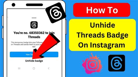 How To Unhide Threads Badge On Instagram How To Add Threads Badge