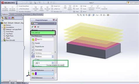 How To Use Solidworks Reference Plane Features Tool Tutorial