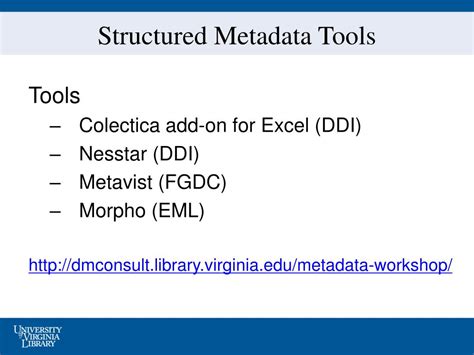 PPT Data Management Documentation Metadata PowerPoint Presentation ID