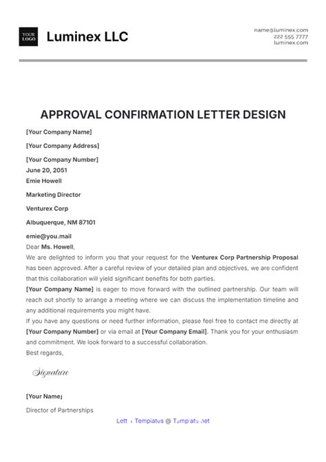 Free Fmla Approval Letter Template To Edit Online