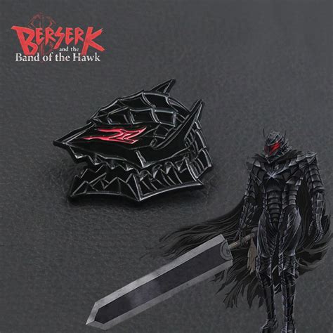 버서크 거츠 갑옷 핀 브로치 늑대 머리 에나멜 핀 금속 배낭 라펠 핀 셔츠 가방 배지 쥬얼리 선물 Aliexpress