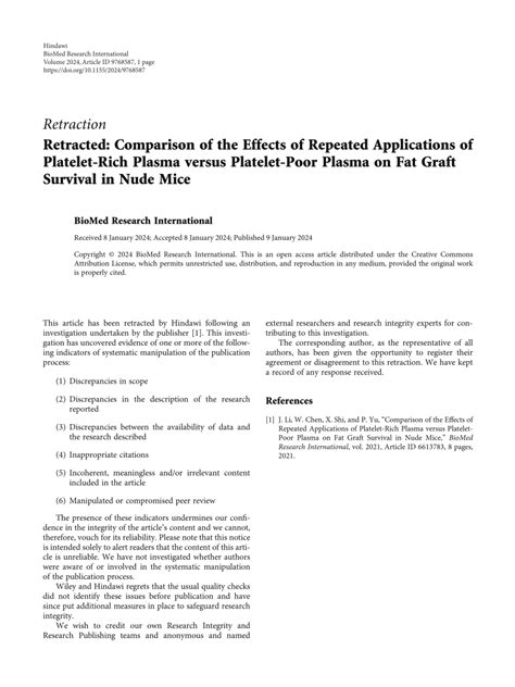 Pdf Retracted Comparison Of The Effects Of Repeated Applications Of