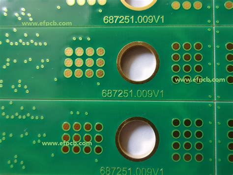 Hard Gold Circuit Board Ipc Class Iii Circuit Board Via On Pad Printed Circuit Board