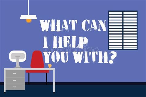 Handwriting Text Writing What Can I Help You With Concept Meaning Offering Assistance Experts