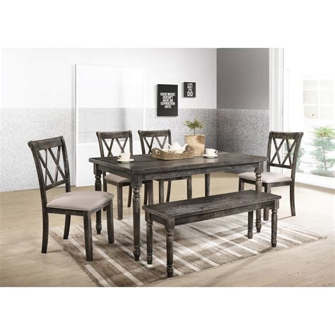 Rectangular Dining Set With 7 Side Seats Appropriate For Different
