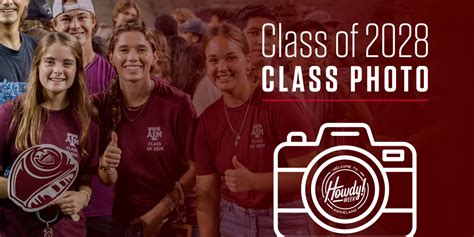 Class Of 2028 Class Photo Howdy Week Texas Aandm University Events Calendar