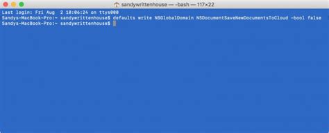 How To Stop Mac Apps From Saving To ICloud By Default With Terminal