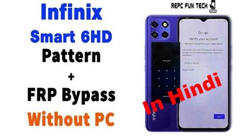 Infinix Smart 6 Hd Frp Bypass Infinix X6512 Google Account Bypass Without Pc In Hindi YouTube