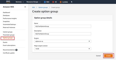 Configuring Rds Environment In Aws For Sql Server