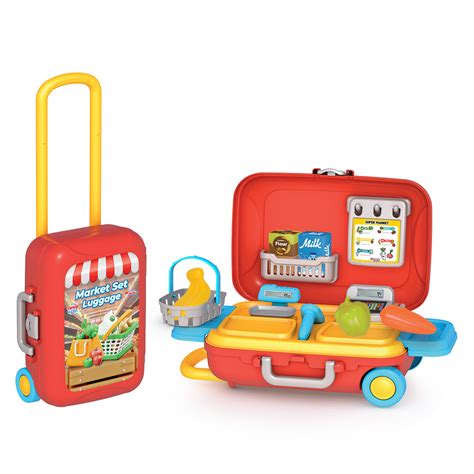 Candyandken Market Set Luggage Fen Oyuncak