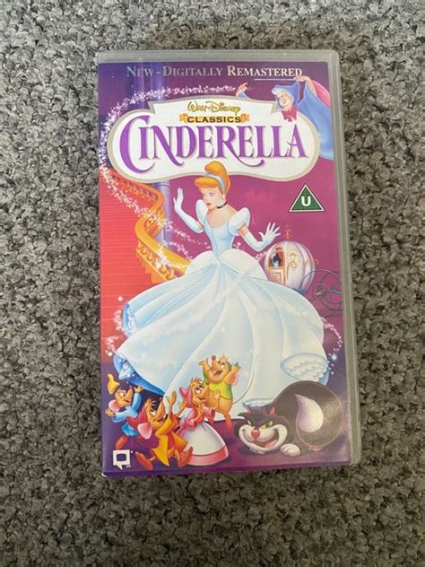 1997 Walt Disney Classics Cinderella Vhspal Untested £1000