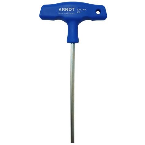 Allen Key T Handle 4 0mm Arndt Hex Key Blue T Handle 4 0 X 150mm Fowkes Bros