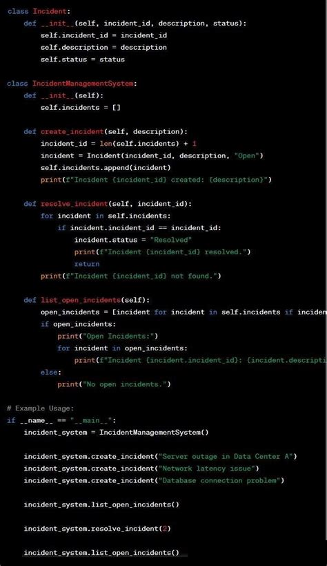 Python Code For Incident Planning V FUTURE TRENDS Emerging Trends