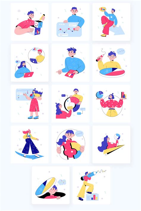 Animated Data Analytics Illustrations Behance