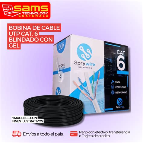 Bobina De Cable Utp Cat Blindado Sams Technology Guatemala