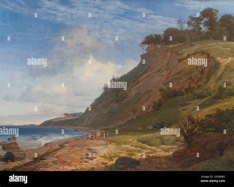 A Danish Coast View From Kitnæs On Roskilde Fjord 1843 Johan Lundbye