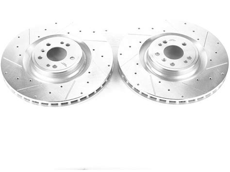 Front Brake Rotor Set Compatible With 2013 2016 Mercedes Benz Gl550