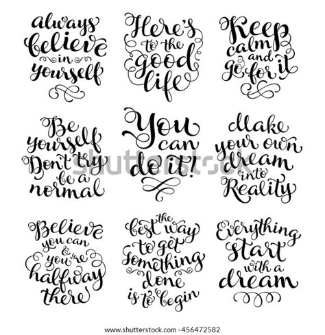 Vector Set Calligraphic Text Ornamental Elements 库存矢量图（免版税）456472582