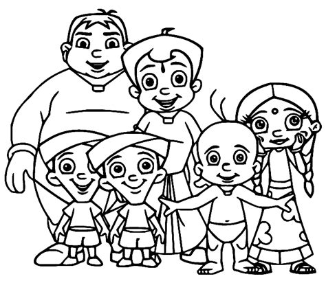 Desenhos De Chhota Bheem Para Colorir Imprimir E Pintar Colorirme