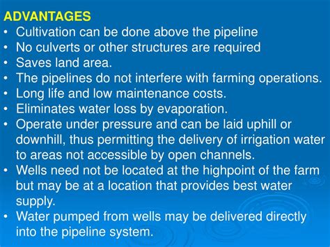 Ppt Lec16 Underground Pipeline Irrigation System Structures For