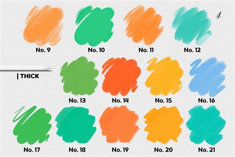 Gouache Brushes Procreate 30 Essential Gouache Brushes Design Cuts