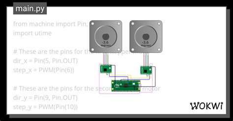 Rpi Pico Stepper Increment Wokwi Esp32 Stm32 Arduino Simulator