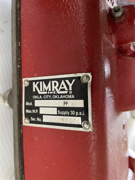 Kimray 2″ Npt Pfm Rh Pneumatic Float Operated Level Controller 4000psi