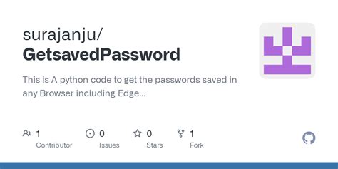 Github Surajanjugetsavedpassword This Is A Python Code To Get The