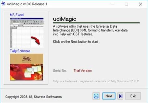 Multi User Udimagic Excel To Tally Software At Rs 21240 In Gandhidham Id 17480896991