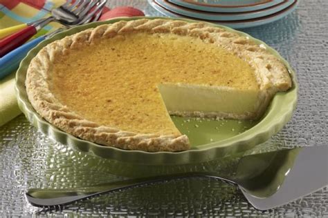 Classic Egg Custard Pie With Nutmeg And Vanilla Recipe Egg Custard