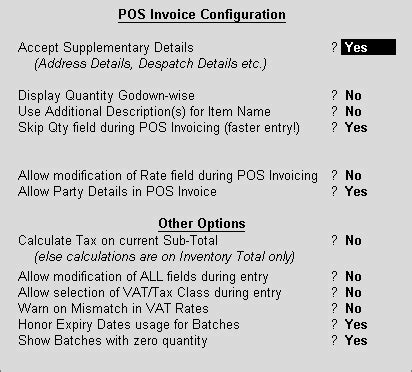 Creating A POS Invoice