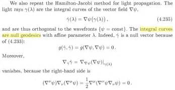 homework and exercises integral curves in null hypersurfaces