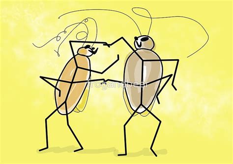 Cockroaches Dancing Salsa By Frogandbear Redbubble