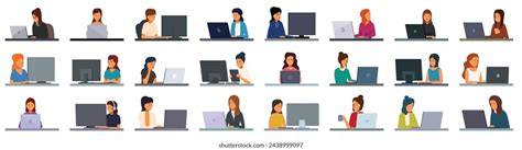 Software Developer Girl Cartoon Images Stock Photos D Objects Vectors Shutterstock