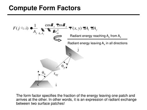 Ppt Csce 441 Computer Graphics Radiosity Powerpoint Presentation