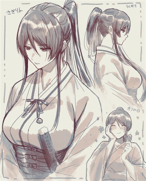 Yamada Asaemon Sagiri Jigokuraku Drawn By Himari H I Danbooru