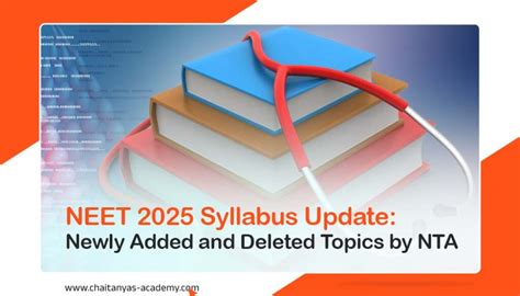 Whats New In The Neet 2025 Syllabus Added And Deleted Topics By Nta