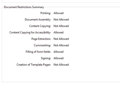 Query Is There A Way To Bypass Security Restrictions On A Pdf