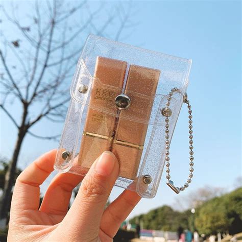 미니투명파우치 Pvc화장품 립스틱 카드지갑 키링 동전 홈플러스 택배배송