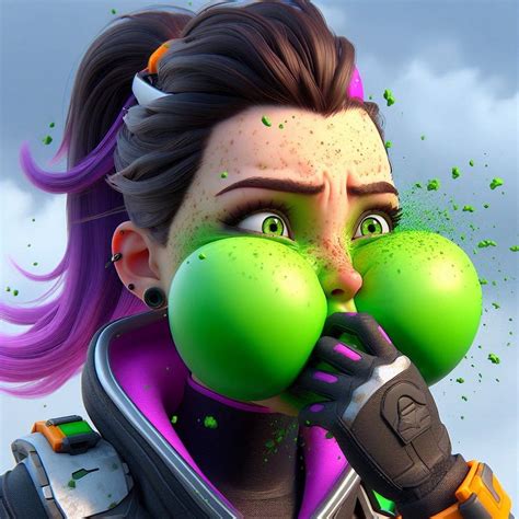 Sombra Sick Puffy Cheeks Ai Art By Alrucker On Deviantart