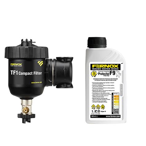 Pachet Filtru Fernox Tf1 Compact Fara Robineti Fernox Filter Fluid Protector Fernoxshop