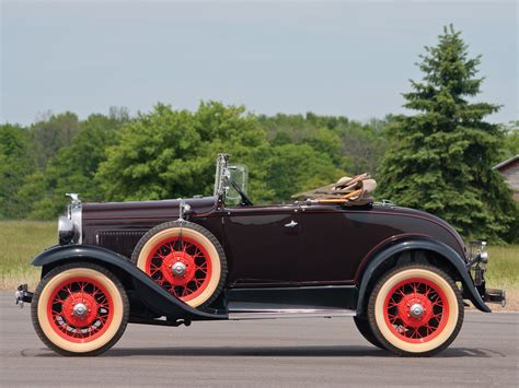 1930 Ford Model A Roadster 40di Retro Wheel Wallpapers Hd